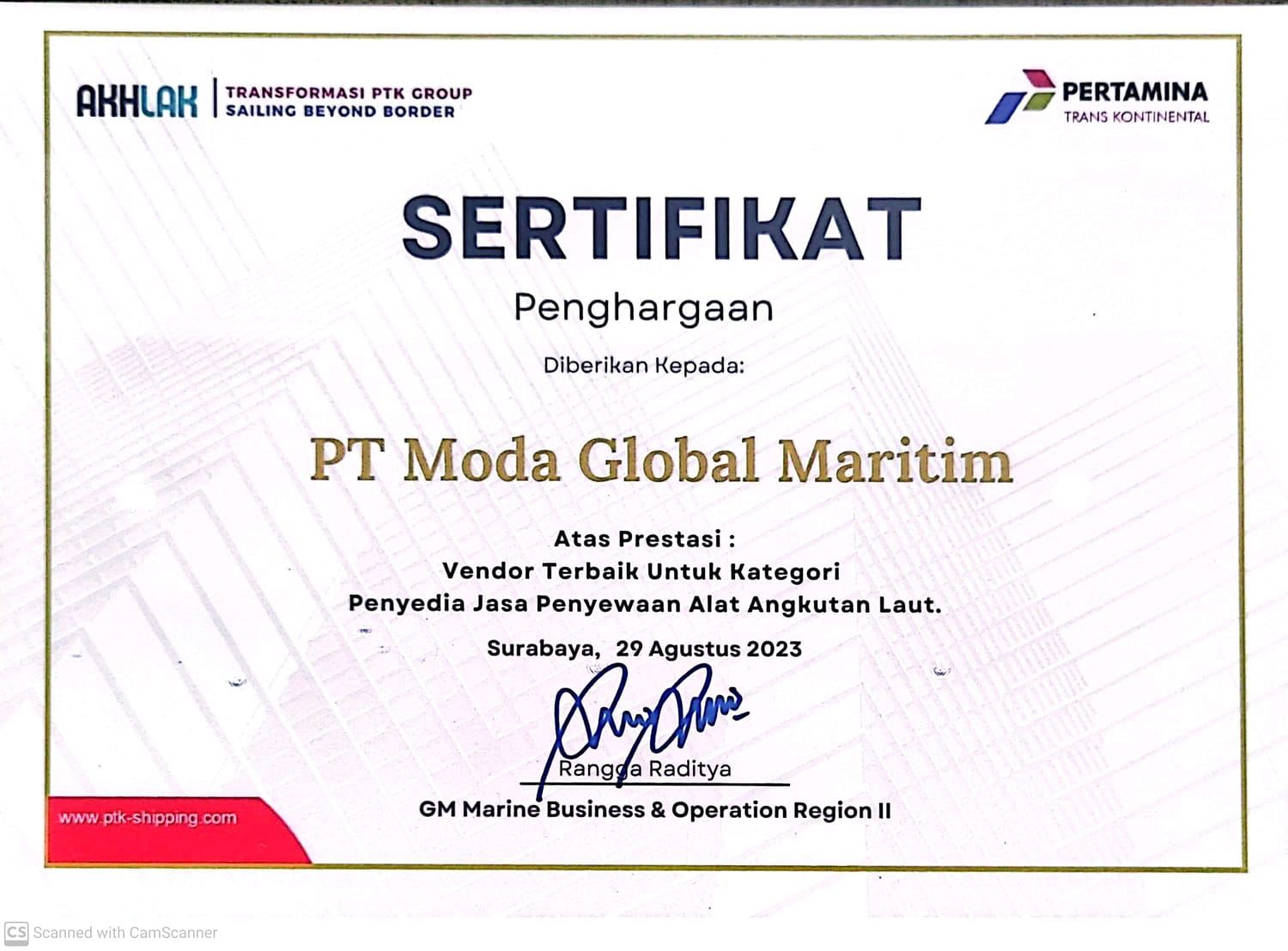 Bekerja di PT Moda Global Maritim: Profil dan informasi perusahaan ...