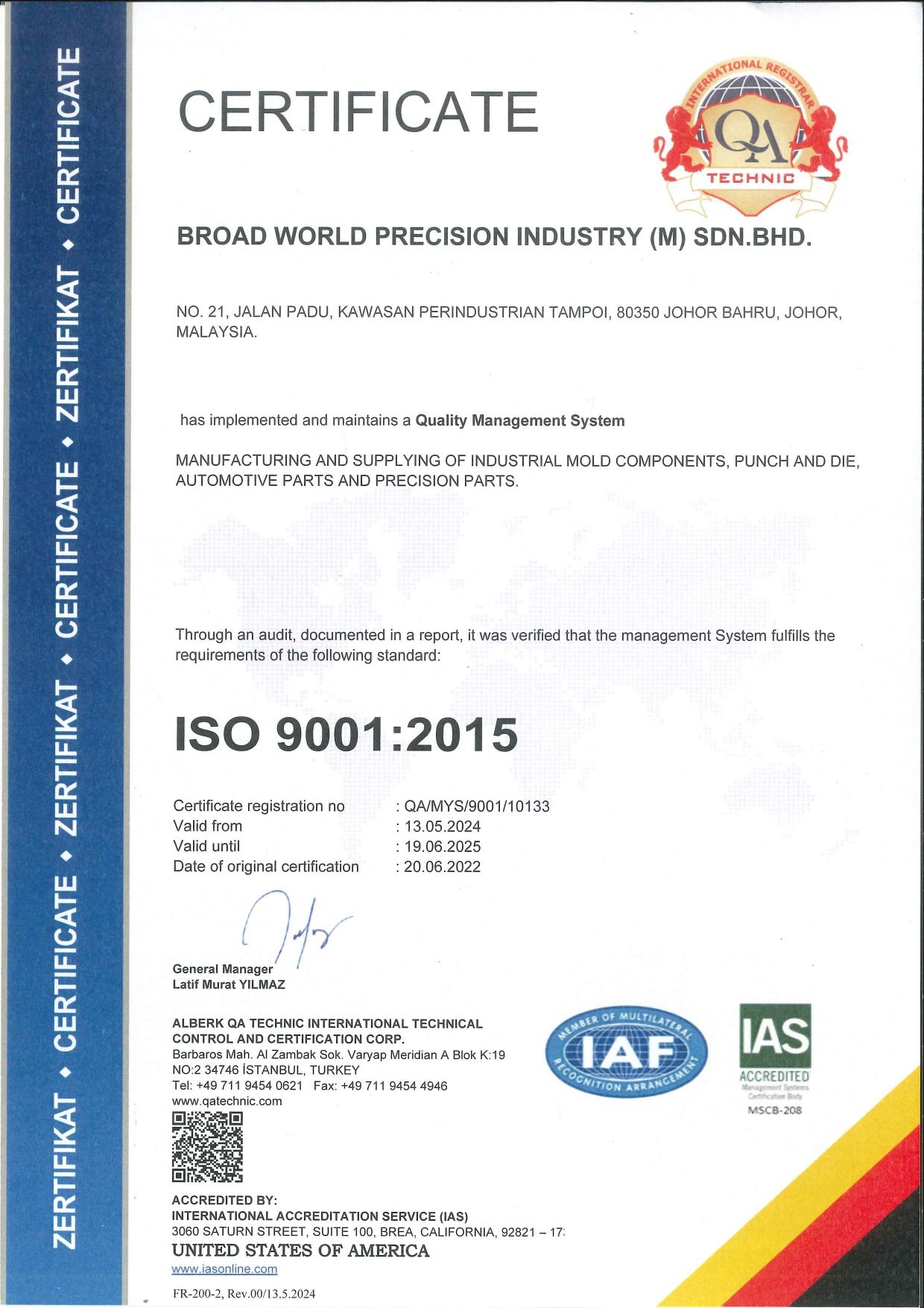 Working at Broad World Precision Industry company profile and ...