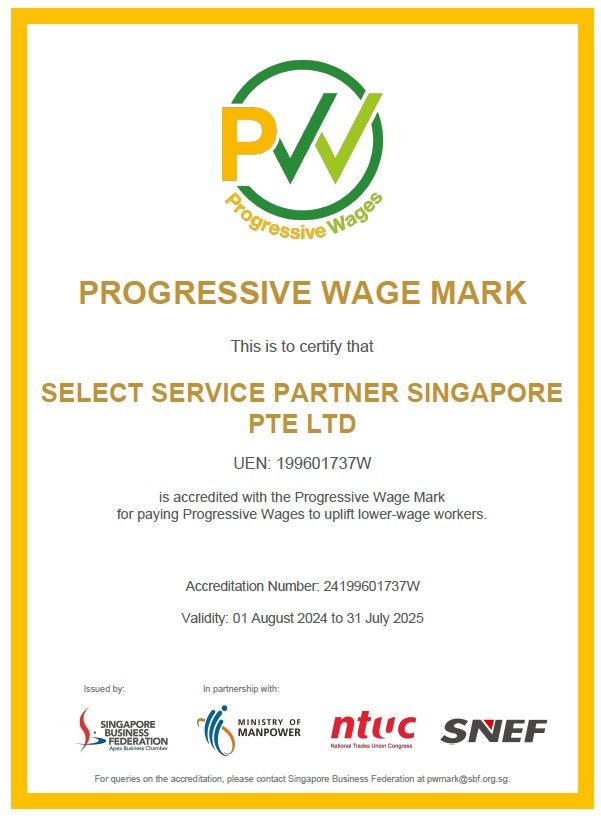 Working at Select Service Partner (Singapore) Pte Ltd company profile ...